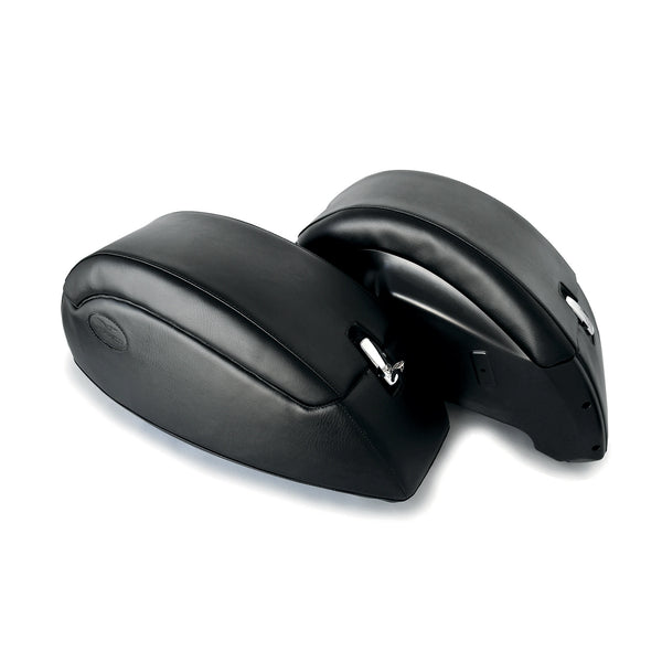 Moto Guzzi California Custom Leather Side Cases Kit – Studio Cycle