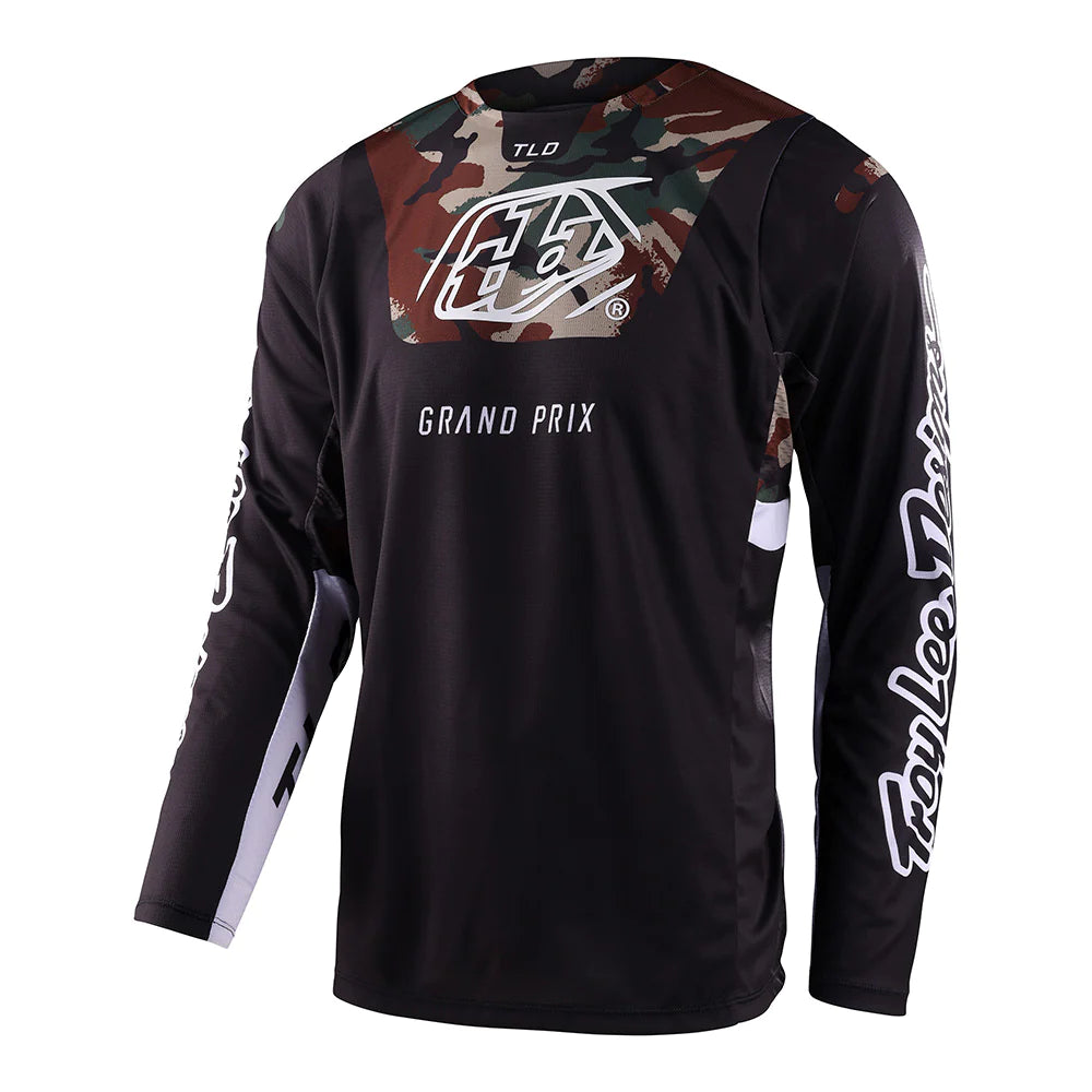 TLD GP Pro Jersey - Blends Camo, Black/Green – Studio Cycle