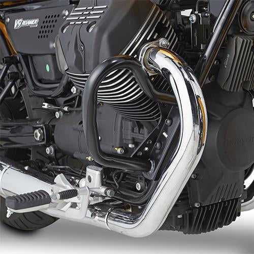 GIVI Engine Crash Guards Black for Moto Guzzi V7 – Studio Cycle